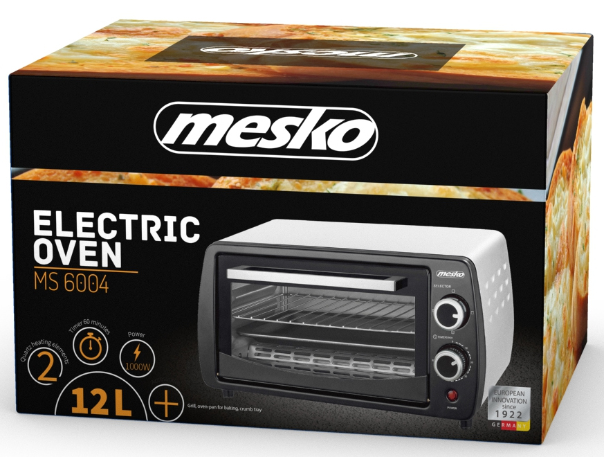 PIEKARNIK ELEKTRYCZNY MESKO MS6004 12L 1000W - 7153698011 - oficjalne ...