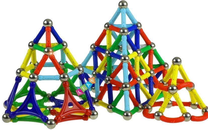 ZESTAW MAGNASTIX KLOCKI MAGNETYCZNE 188 ELEMENTÓW - 7653061009 ...