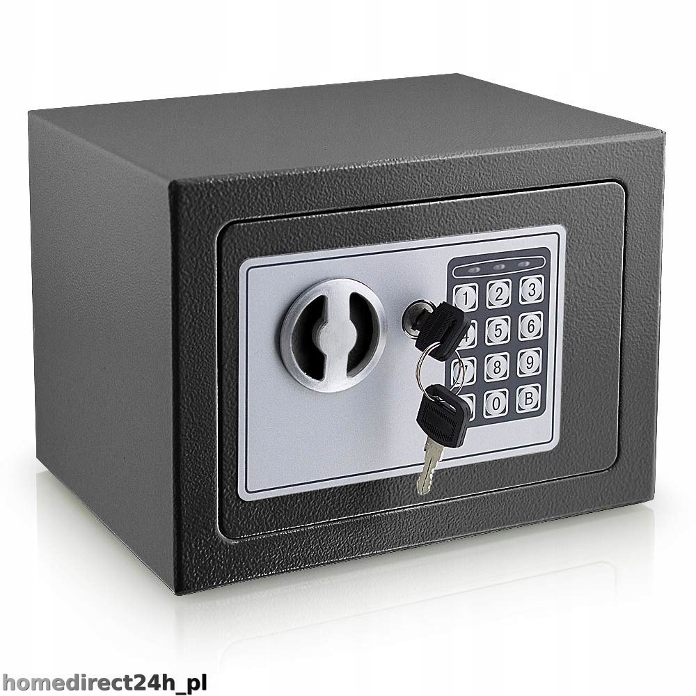 MAŁY SEJF MINI ELEKTRONICZNY DOMOWY (ogniodporny)# - 7597462078 ...