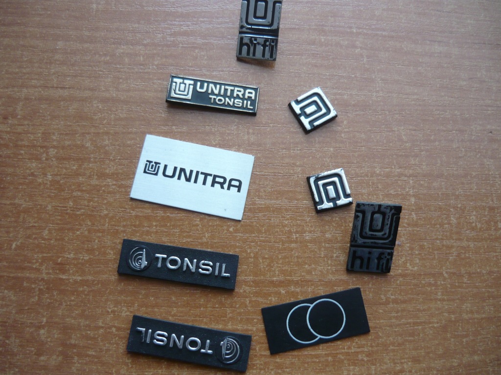 znaczek logo emblemat unitra tonsil hifi altus zg - 7648567215 ...