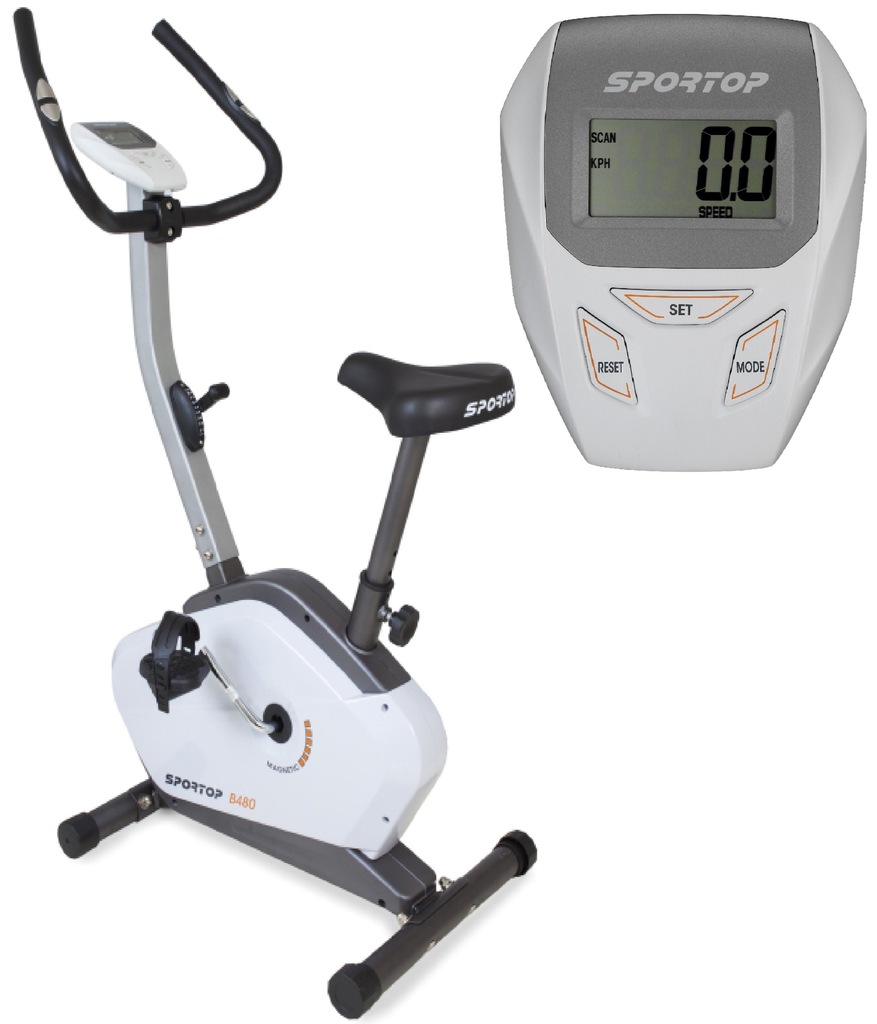 ROWER STACJONARNY MAGNETYCZNY SPORTOP B480, OKAZJA - 6717144552 ...