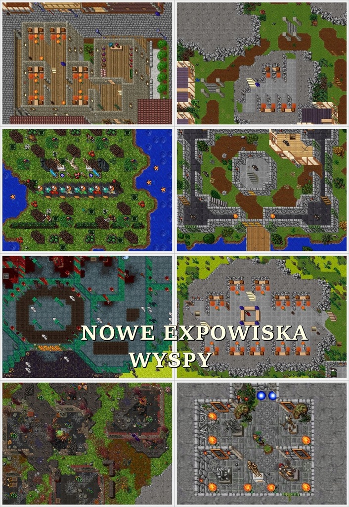 TIBIA OTS 8.6 NOWE WYSPY, DOPRACOWANY, GOTOWY OTS - 7612524383 ...