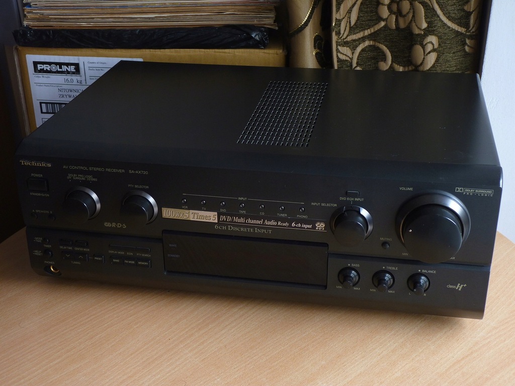 Świetny Amplituner TECHNICS SA-AX720 z pilotem - 7735660158 - oficjalne archiwum Allegro