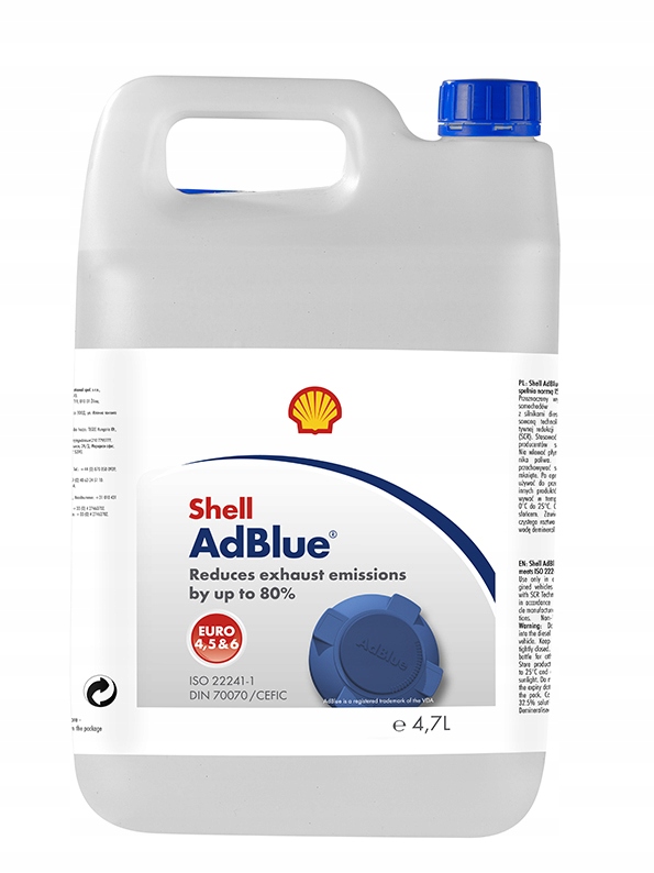 Shell AdBlue płyn katalityczny DPF Ad Blue (4,7l) - 7148614848 ...