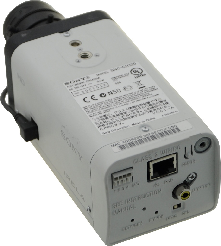 Kamera IP SONY IPELA SNC-CH120 HD GW FV - 7341710254 - oficjalne archiwum Allegro