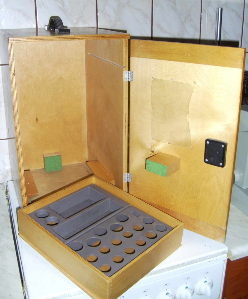 Skrzynka na mikroskop PZO Biolar pudełko transport - 7756148183 ...