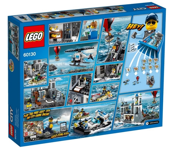 LEGO CITY 60130 WIĘZIENNA WYSPA POLICJA 24H - 7092876639 - oficjalne ...