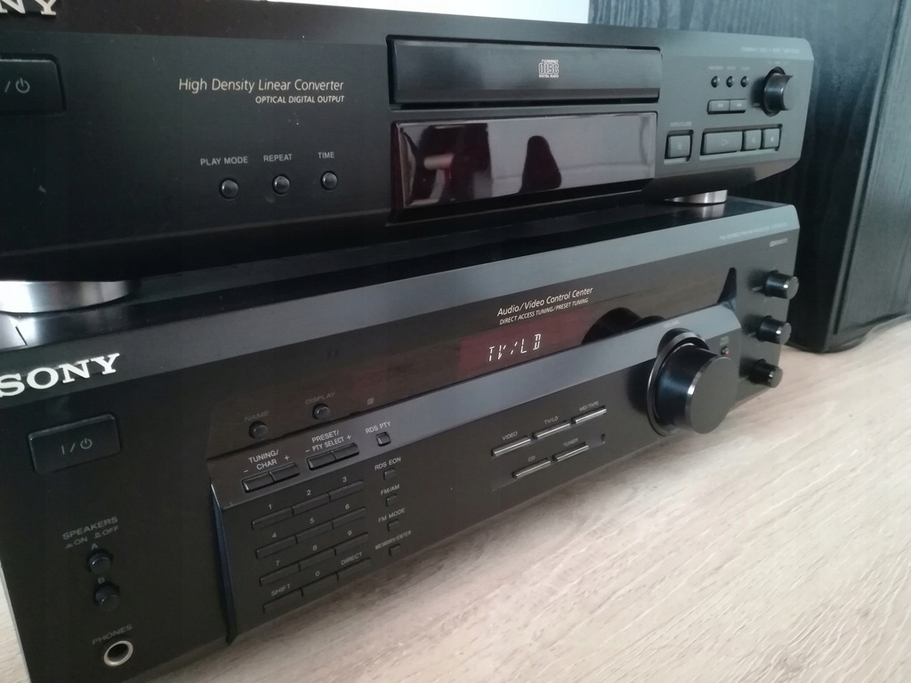 Amplituner Sony STR-DE135 + odtwarzacz CDP-XE220 - 7591424044 - oficjalne archiwum Allegro