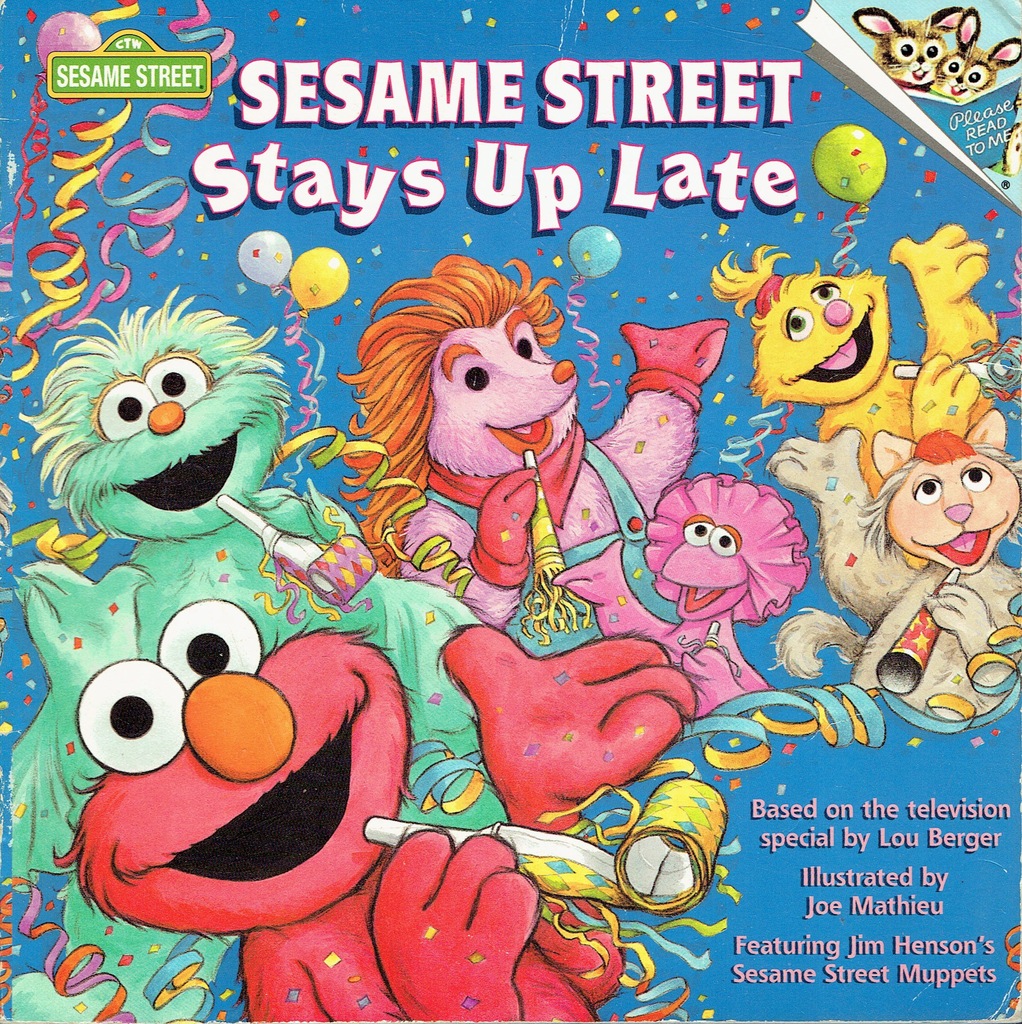 SESAME STREET STAYS UP LATE Please Read to Me TANI - 7309099684 ...