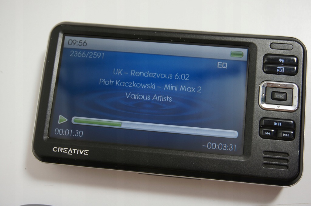 CREATIVE ZEN PMC-HD0004 Odtwarzacz Mp4 120GB - 7577476883 - oficjalne ...