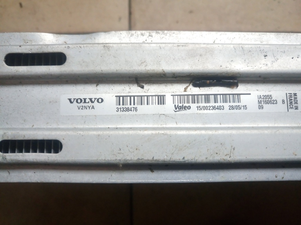 VOLVO V60 S60 XC60 S80 XC70 INTERCOOLER 31338476 - 7200261770 ...