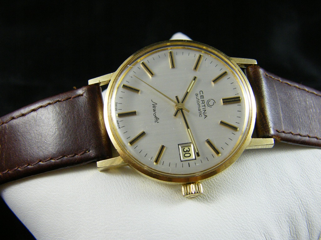 CERTINA NEW-ART AUTOMATIC ZŁOTO 18K Pr 0.750 - 7503884251 - oficjalne archiwum Allegro
