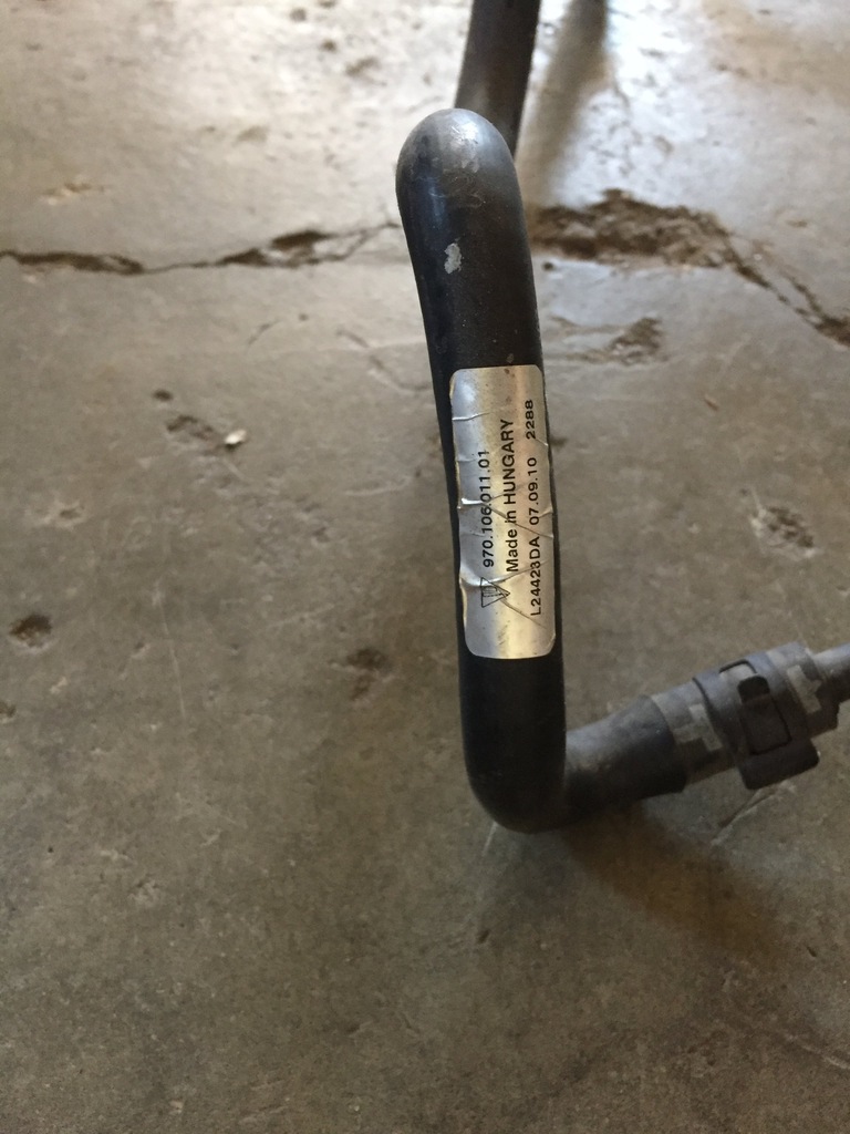 Porsche Panamera 4.8 V8 PRZEWÓD WODY 97010601101 - 7387417587 ...