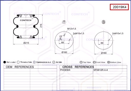 PODUSZKA PODNOSZENIA OSI BUS,SAF,ROR BAŁWANEk - 7188405307 - oficjalne ...