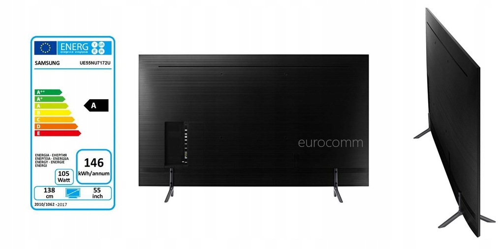 Samsung UE55NU7172 Telewizor LED SMART Ultra HD 4K - 7438790534 ...