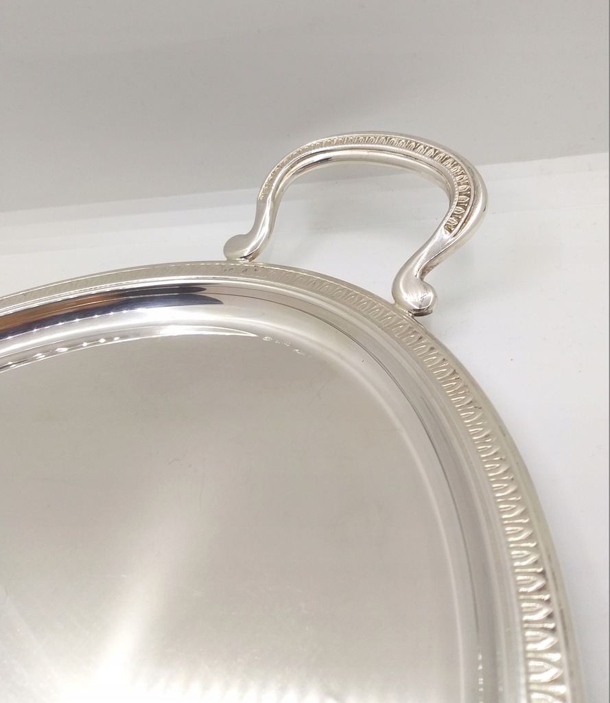 Srebrna taca z uchwytami, 808 g, próba 800 - 7712477857 - oficjalne ...