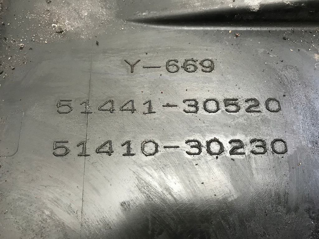 LEXUS GS IV PŁYTA POD SILNIK OSŁONA 51441-30520 - 7453078602 ...