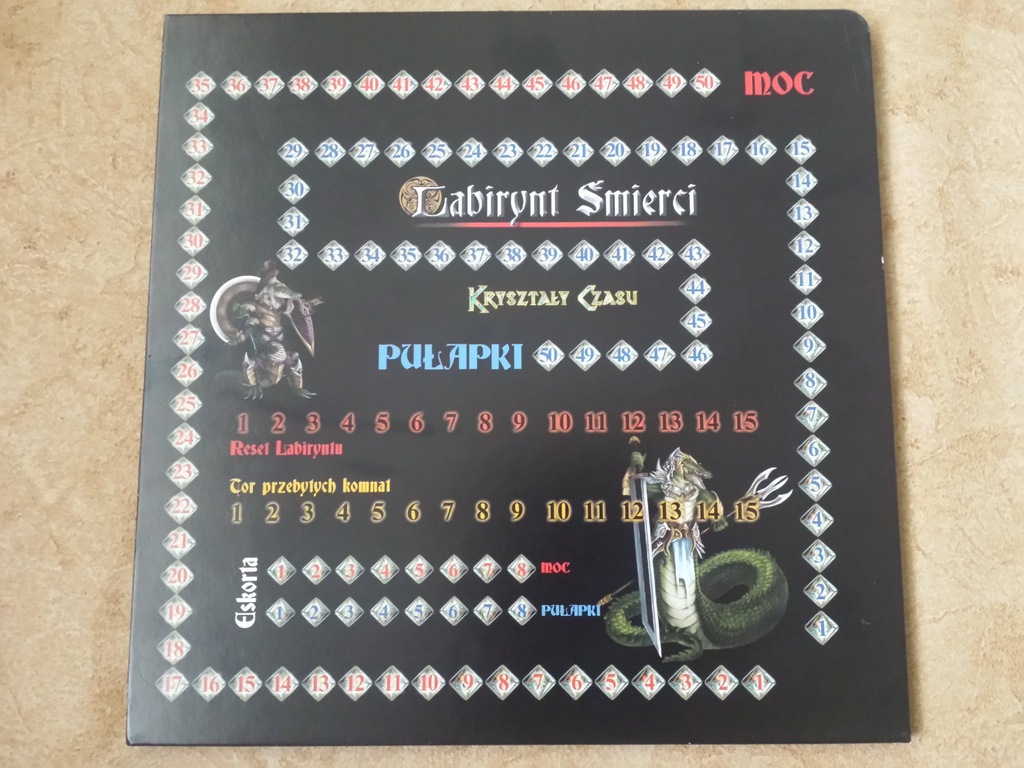 Gra planszowa: LABIRYNT ŚMIERCI - Kryształy Czasu - 6806361971 ...