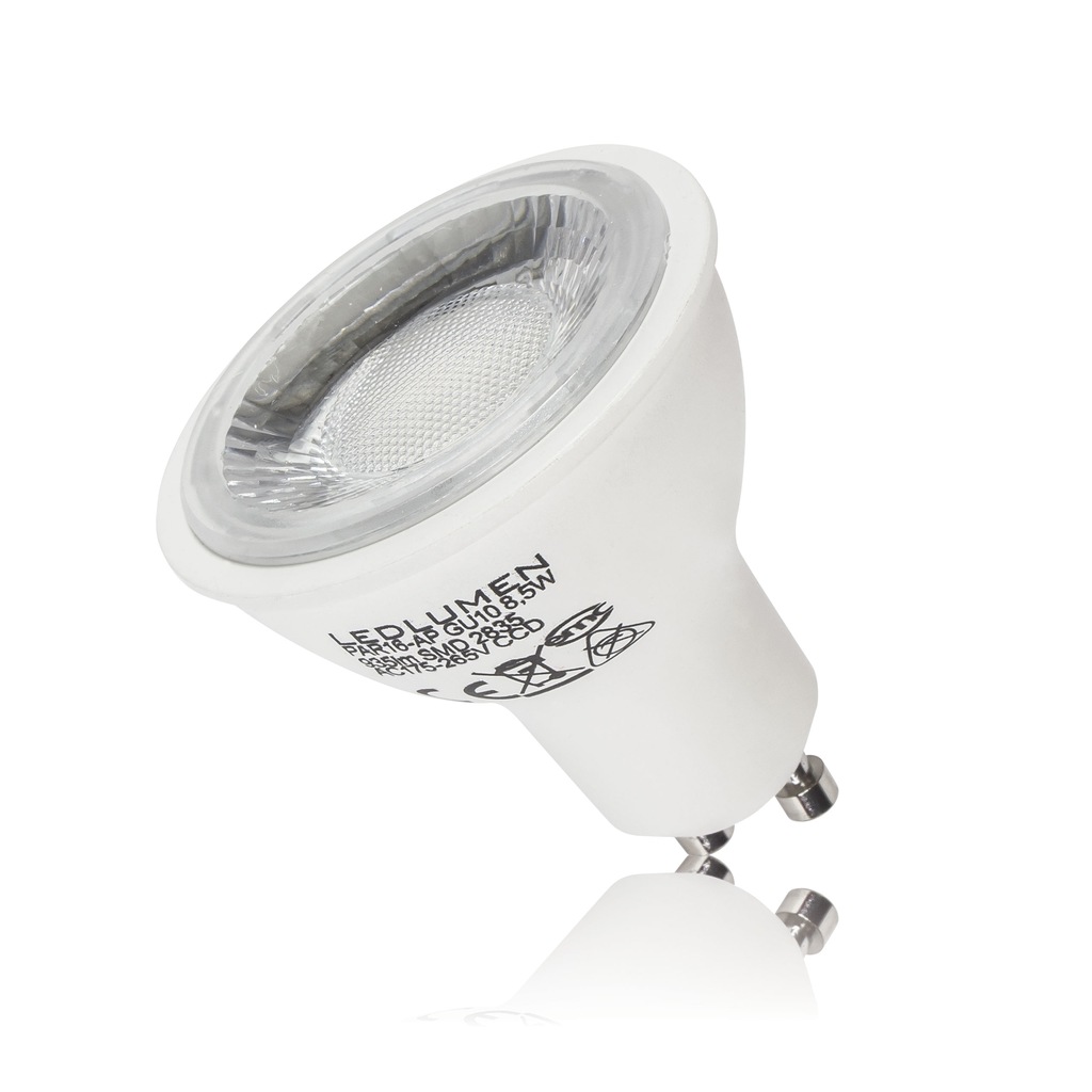 Żarówka GU10 8,5W=75W LED 935lm Zimna NIEMRUGAJĄCA - 6670510478 ...