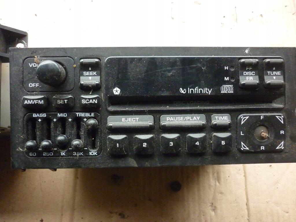 Radio Chrysler Infinity CD - 7706860118 - oficjalne archiwum Allegro