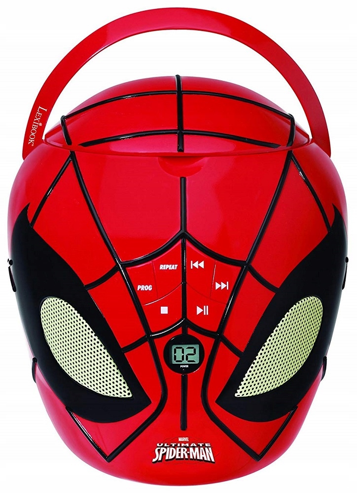 SPIDERMAN BOOMBOX ODTWARZACZ CD DLA DZIECI MARVEL - 7556537369 ...