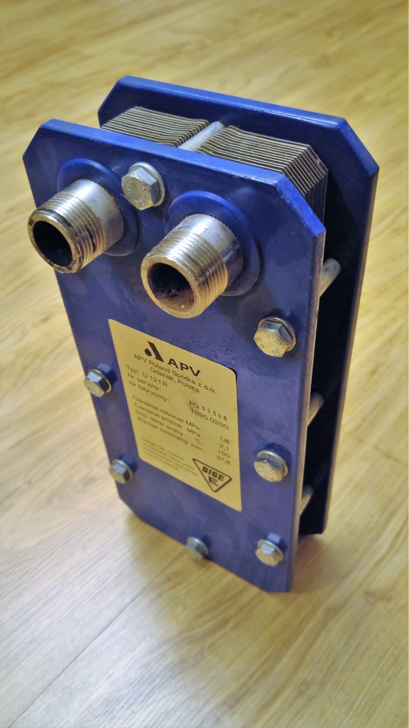 Wymiennik ciepła APV typ U 121 R - stan BDB - 7129036245 - oficjalne ...