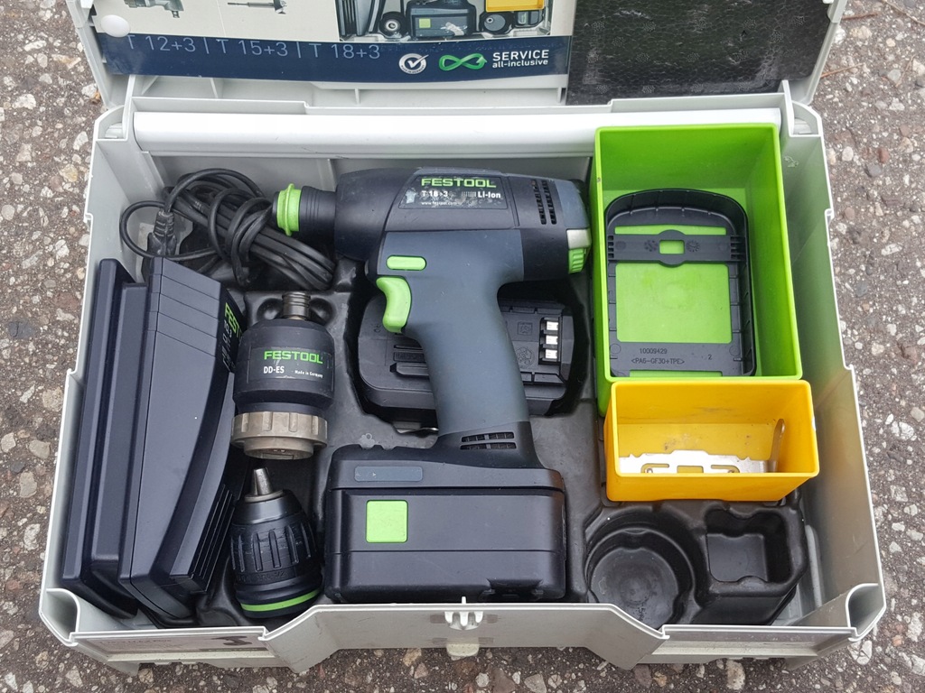 FESTOOL Wkretarka T 18+3 aku 4.2Ah ŁadnA !!! - 7649254220 - oficjalne ...