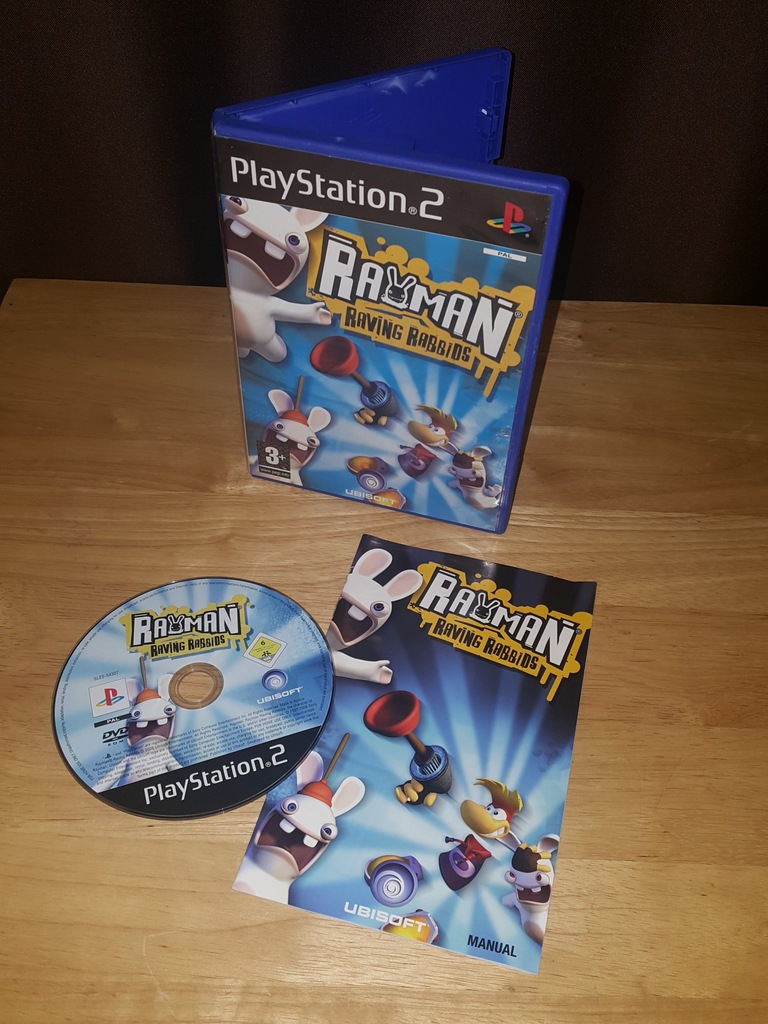 RAYMAN RAVING RABBIDS - PS2 PREMIEROWE KOMPLET - 6854038293 - oficjalne ...