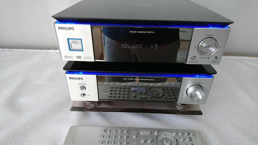 Mini wieża PHILIPS MCD716/12 jak nowa. - 7312613713 - oficjalne ...