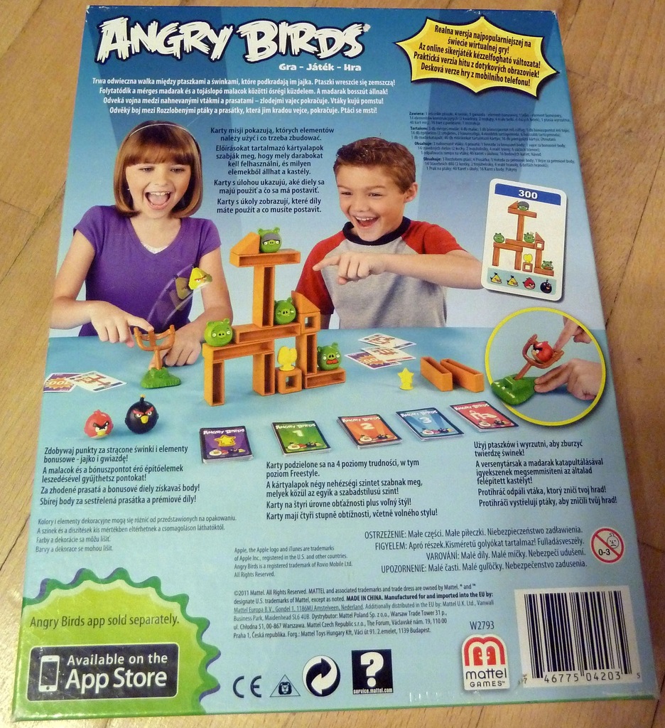 MATTEL GRA ANGRY BIRDS+gratis druga gra angry bird - 7555493360 - oficjalne archiwum Allegro