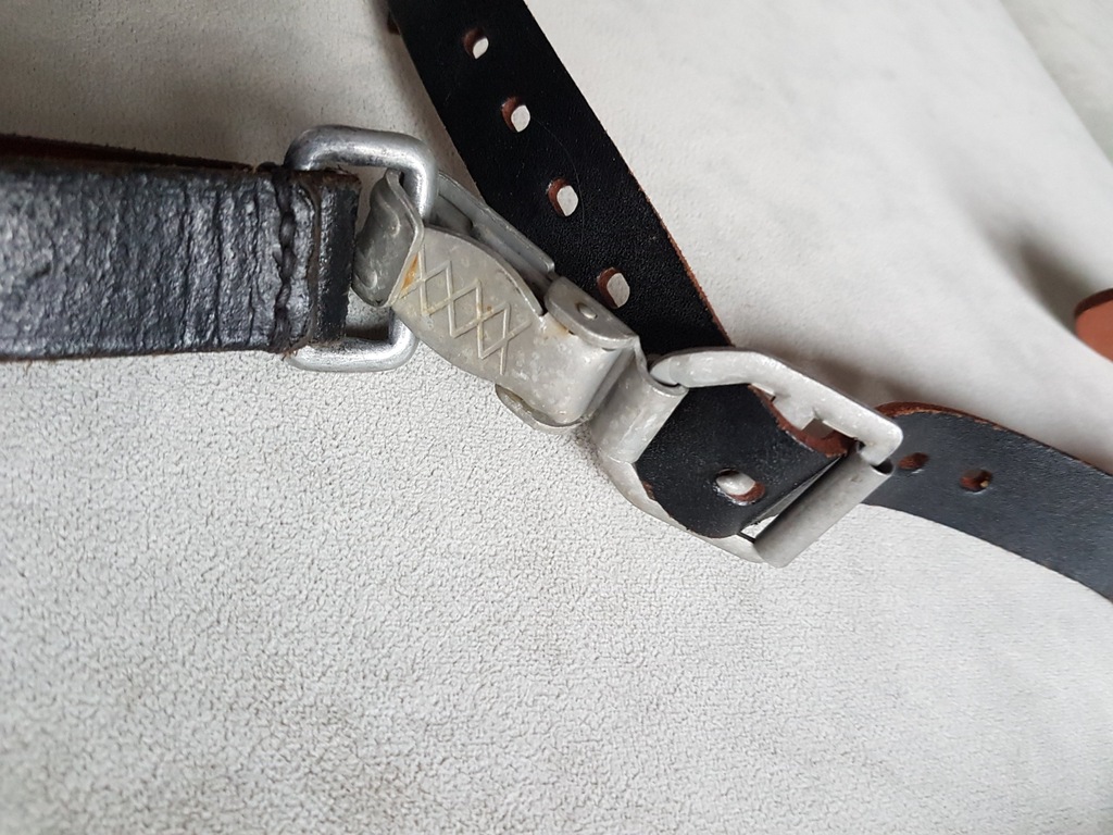 Szelki niemieckie Wehrmacht 1941 Berlin - skóra ! - 7112057676 ...