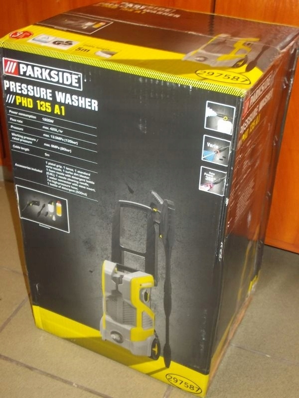 MYJKA CISNIENIOWA PARKSIDE PHD 135 A1 - 7565870144 - oficjalne archiwum Allegro