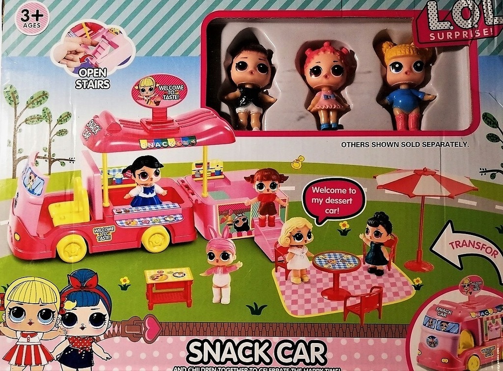 LOL LALKA SURPRISE SNACK CAR ZESTAW 3 LALKI - 7654172641 - oficjalne ...