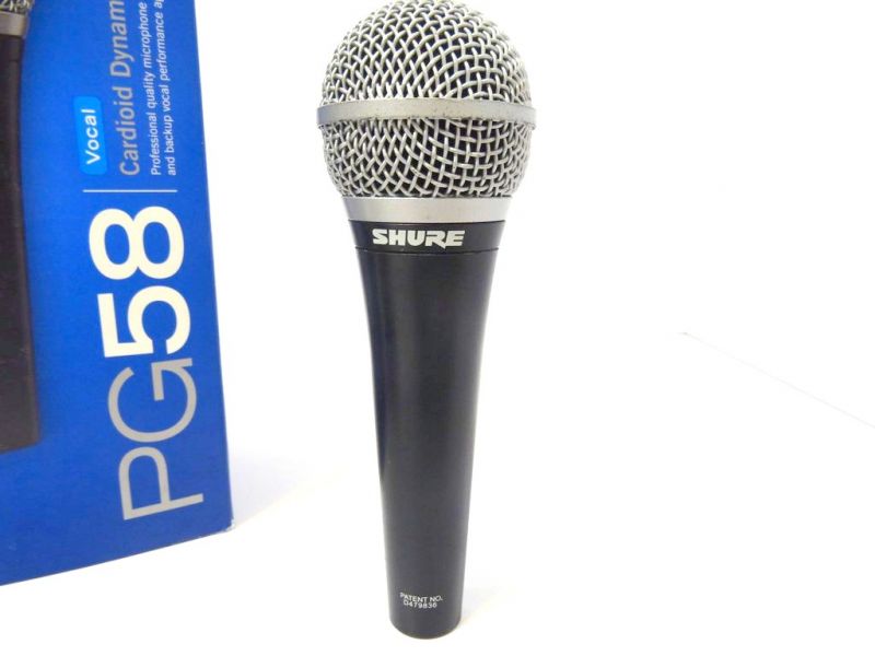 MIKROFON SHURE PG58-XLR-B - 7699407496 - oficjalne archiwum Allegro