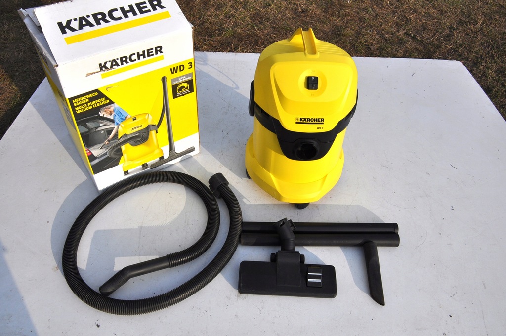 ODKURZACZ WARSZTATOWY KARCHER WD 3 - 7668046216 - oficjalne archiwum Allegro