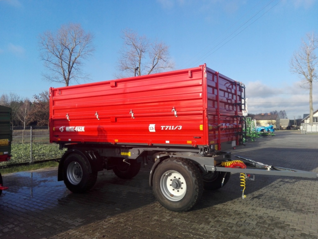 METAL FACH T711/3 12ton przyczepa dwuosiowa - 7696934665 - oficjalne archiwum Allegro