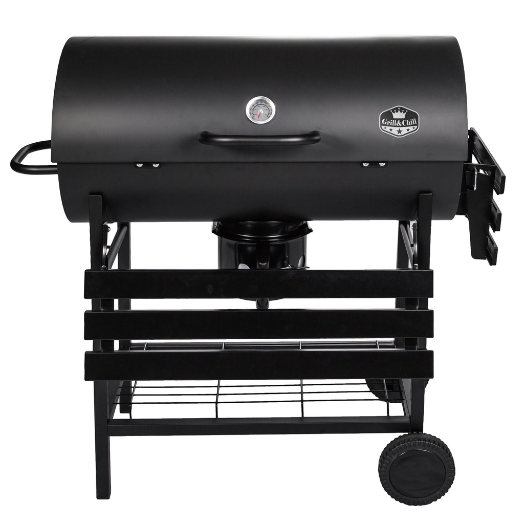 GRIL GRILL OGRODOWY 3 PÓŁKI POPIELNIK + AKCESORIA - 7207135199 ...