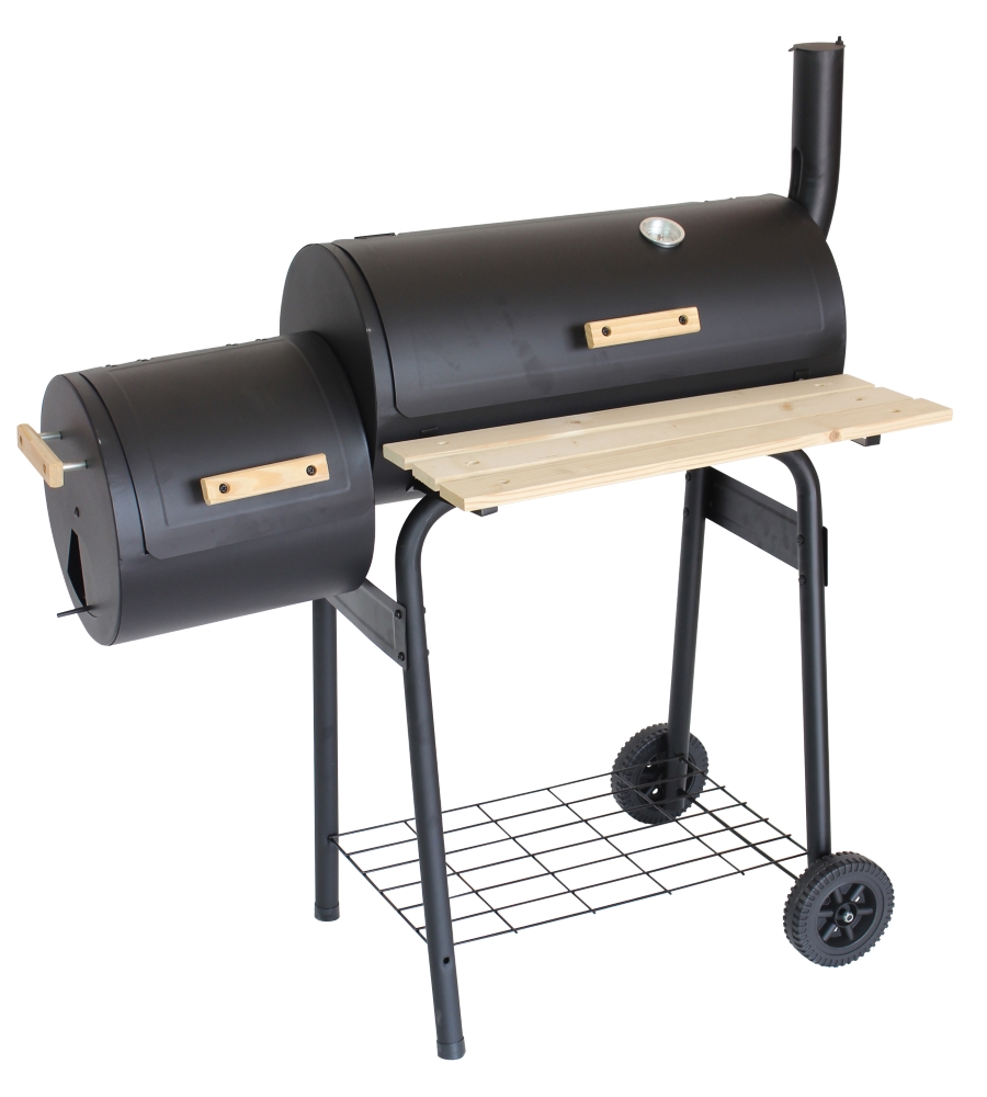 GRILL OGRODOWY Z WĘDZARNIĄ PRZENOŚNY WĘDZARNIA BBQ - 7409517746 ...