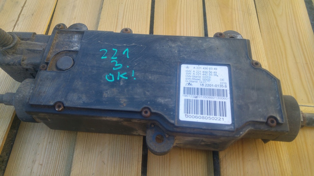 MERCEDES W221 MECHANIZM HAMULCA RĘCZNY A2214302349 - 7435661375 ...