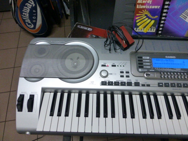 Casio WK-3500 keyboard +futerał +statyw +zasilacz - 7675488694 ...