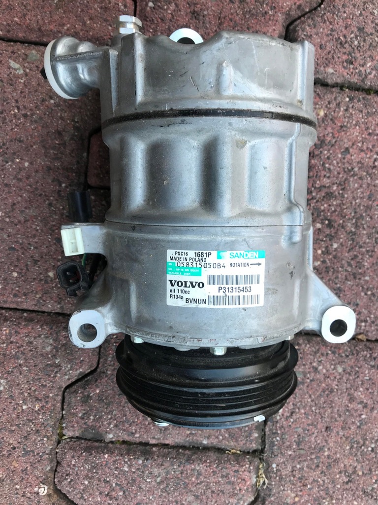 Kompresor sprężarka SANDEN PXC16 1681P VOLVO nowa - 7411920793 - oficjalne archiwum Allegro