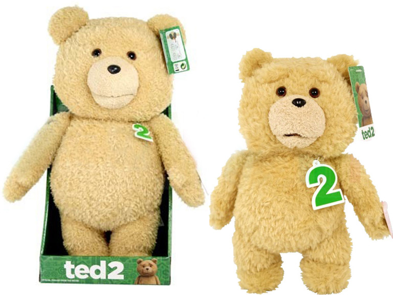 Miś TED 2 Maskotka PLUSZOWA Mówi Ang 40cm DŹWIĘK - 7130054027 ...