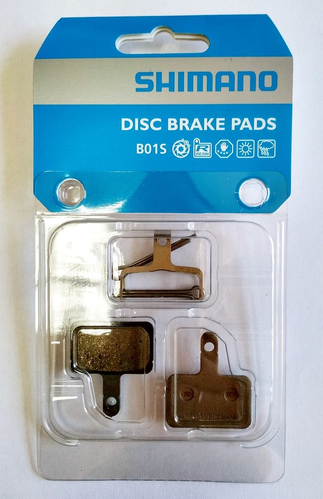 KLOCKI okła HAMULCOWE SHIMANO B01S RESIN ŻYWICZNE - 7430733899 ...