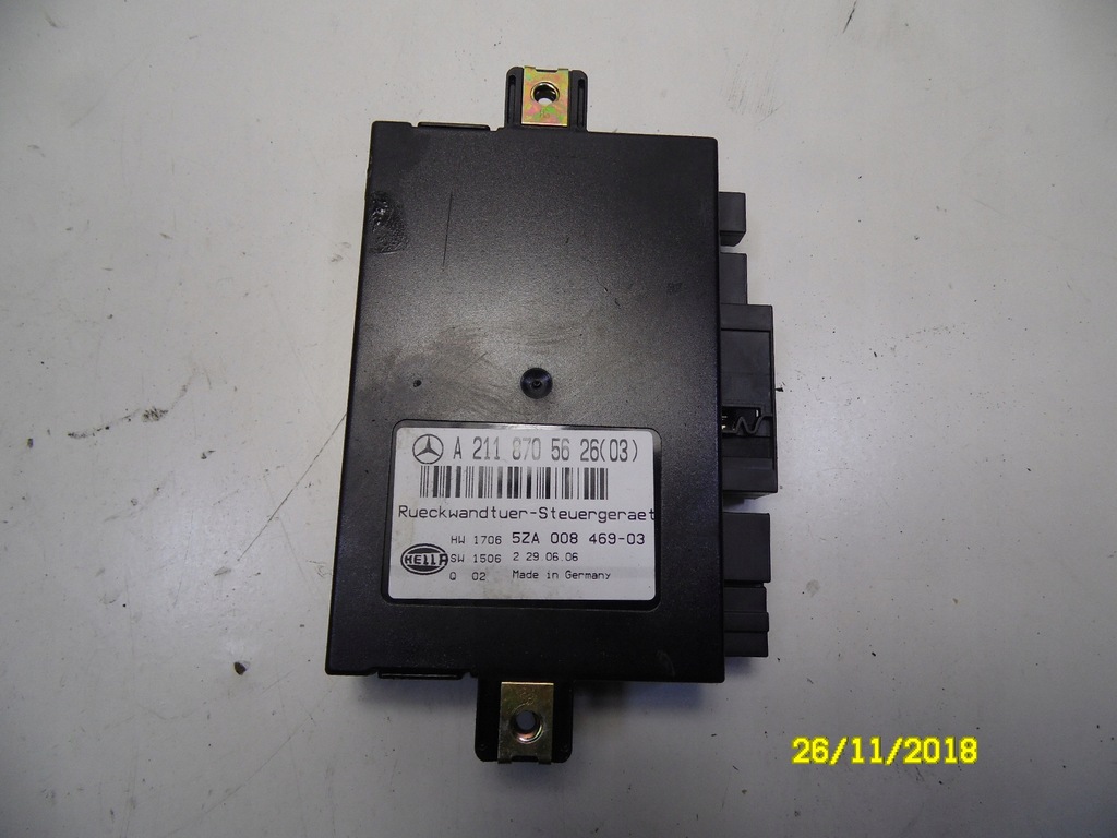 MODUŁ STEROWNIK KLAPY 2118705626 MERCEDES W211 - 7733121447 - oficjalne ...