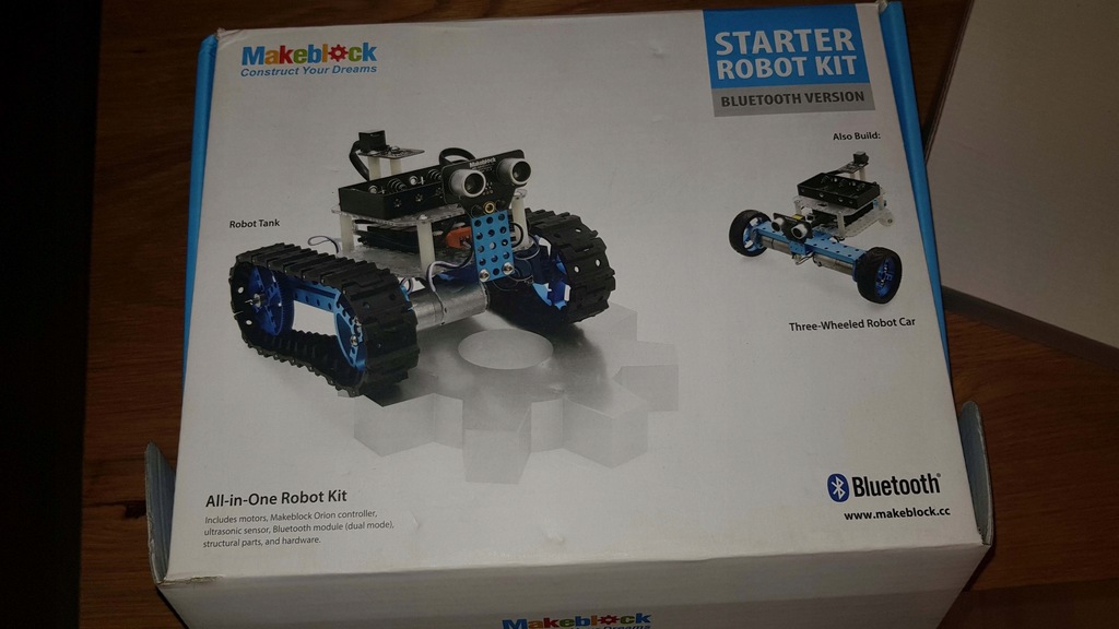 MAKEBLOCK - STARTER ROBOT KIT BLUETOOTH PREZENT - 7691504023 - oficjalne archiwum Allegro