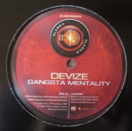 CHOWDER DEVIZE SOUND WAVE GANGSTA MENTALITY 2009UK 13471496200 - Sklepy, Opinie, Ceny w Allegro